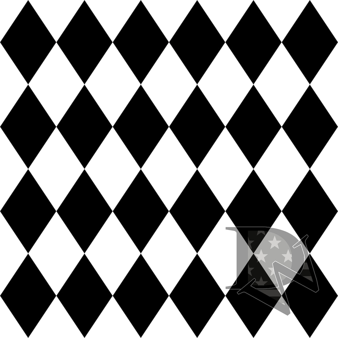Black and White Diamond Argyle Pattern Seamless File or Digital Paper ...