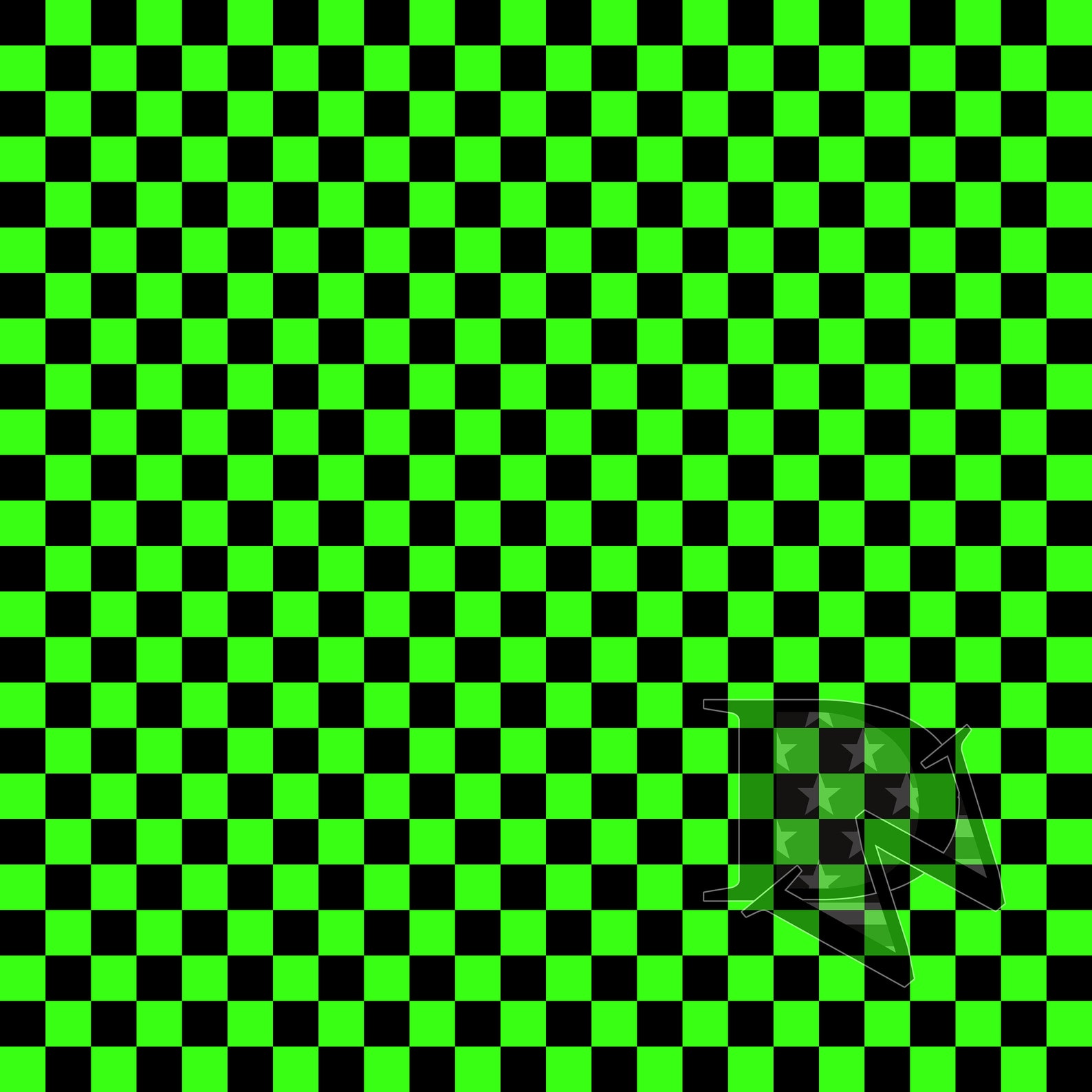 Neon Green and Black Checker Pattern Seamless File or Digital Paper ...