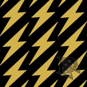 Black and Gold Lightning Bolt Pattern Seamless File or Digital Paper ...