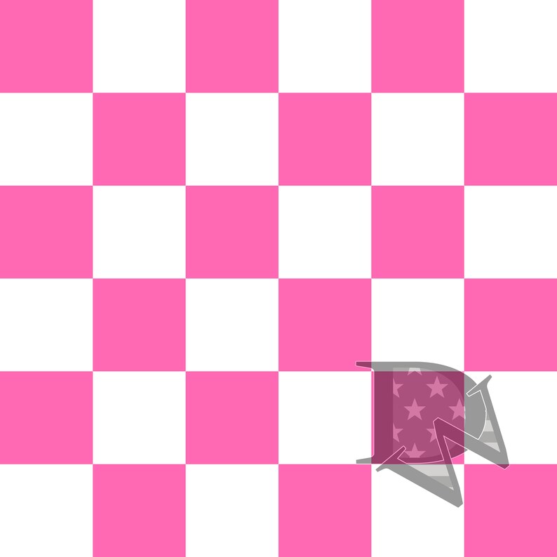 Hot Pink and White Checker Pattern Seamless File or Digital - Etsy