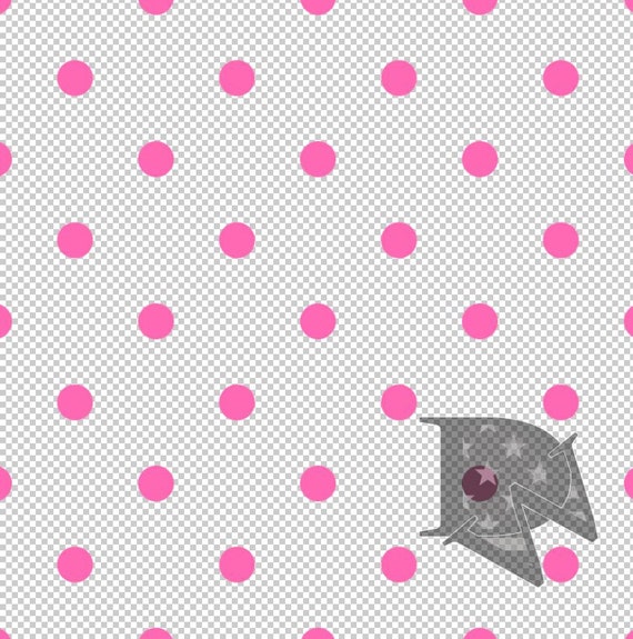 Hot Pink Polka Dots Background White | Hot Pink Big Polka Dot Printed