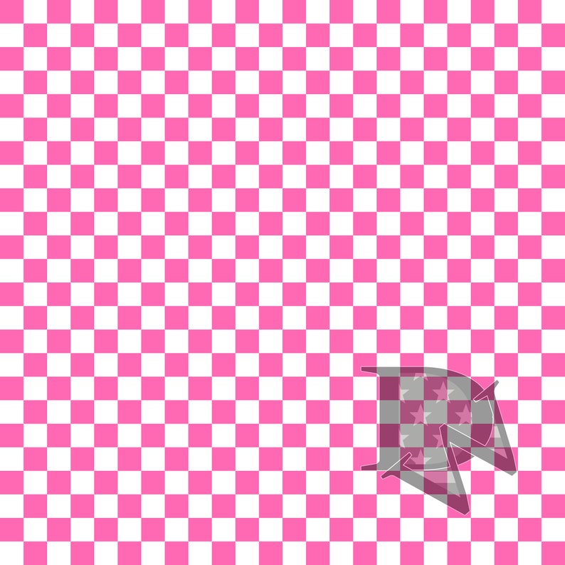 Hot Pink and White Checker Pattern Seamless File or Digital - Etsy
