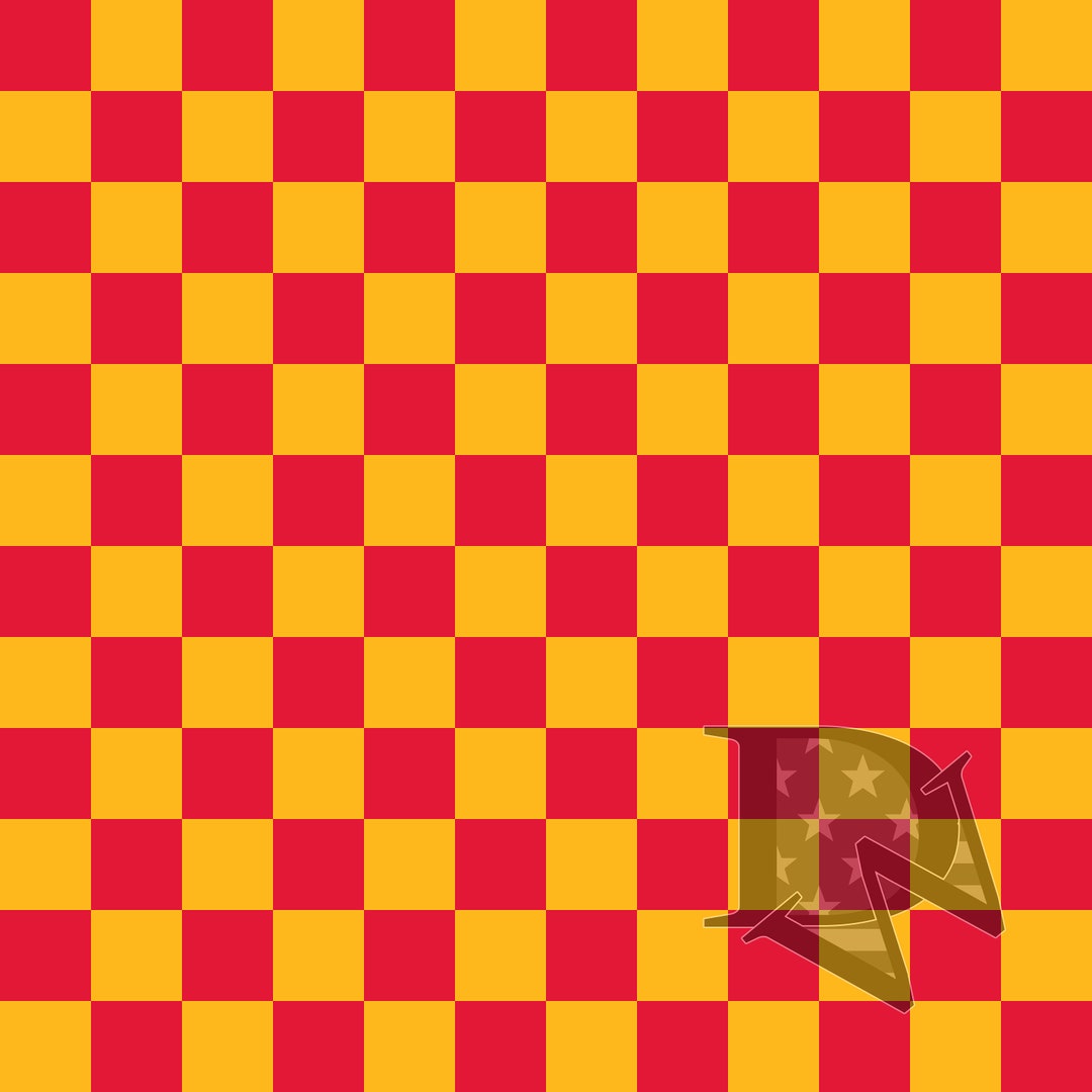 Red and Gold Checker Pattern Seamless File or Digital Paper JPG 12x12 ...