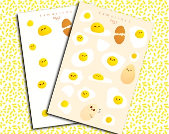 Egg Stickers One Inch Round Seals - Etsy