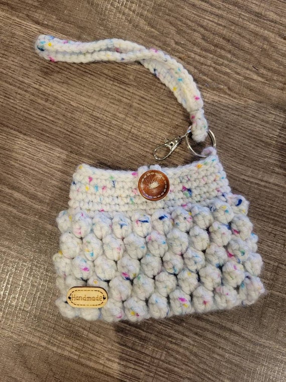 Mini Handmade Crochet Card Wallet Pouch 1 Assorted - Etsy
