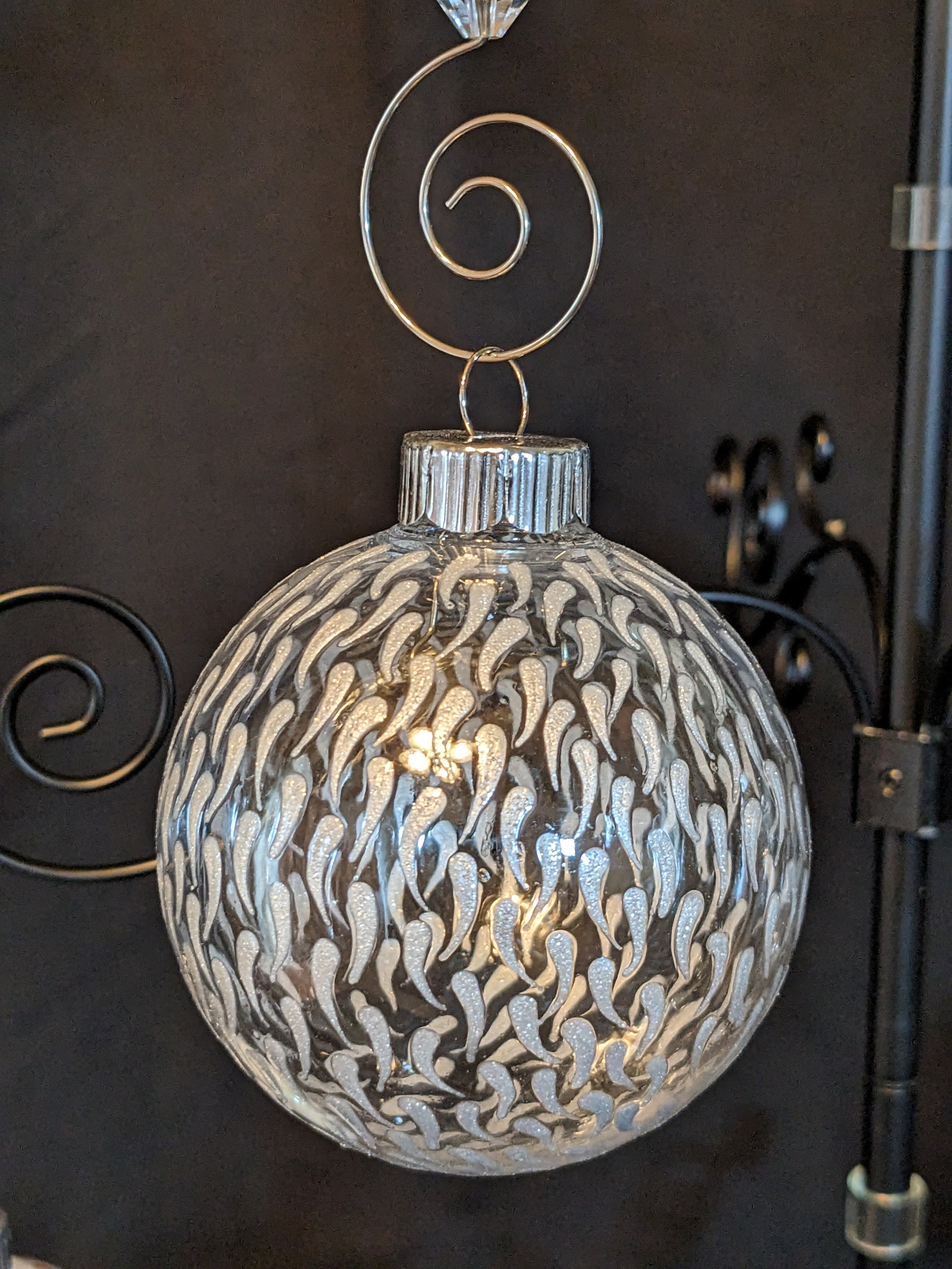 Set of 5 Hand Painted Ornaments - Etsy