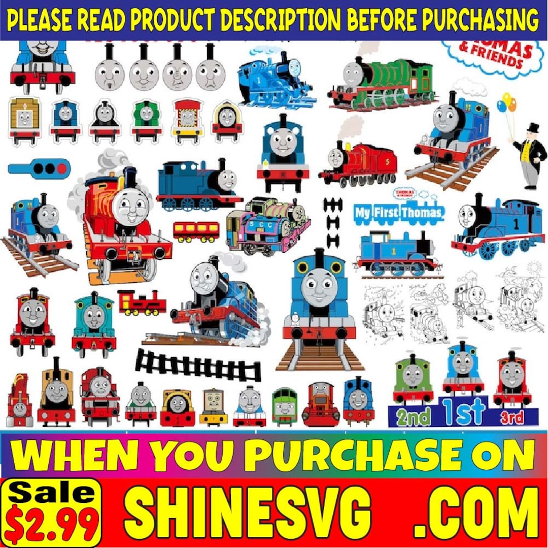 Thomas the Train Svg, Train Svg for Cricut, Thomas the Train Png ...