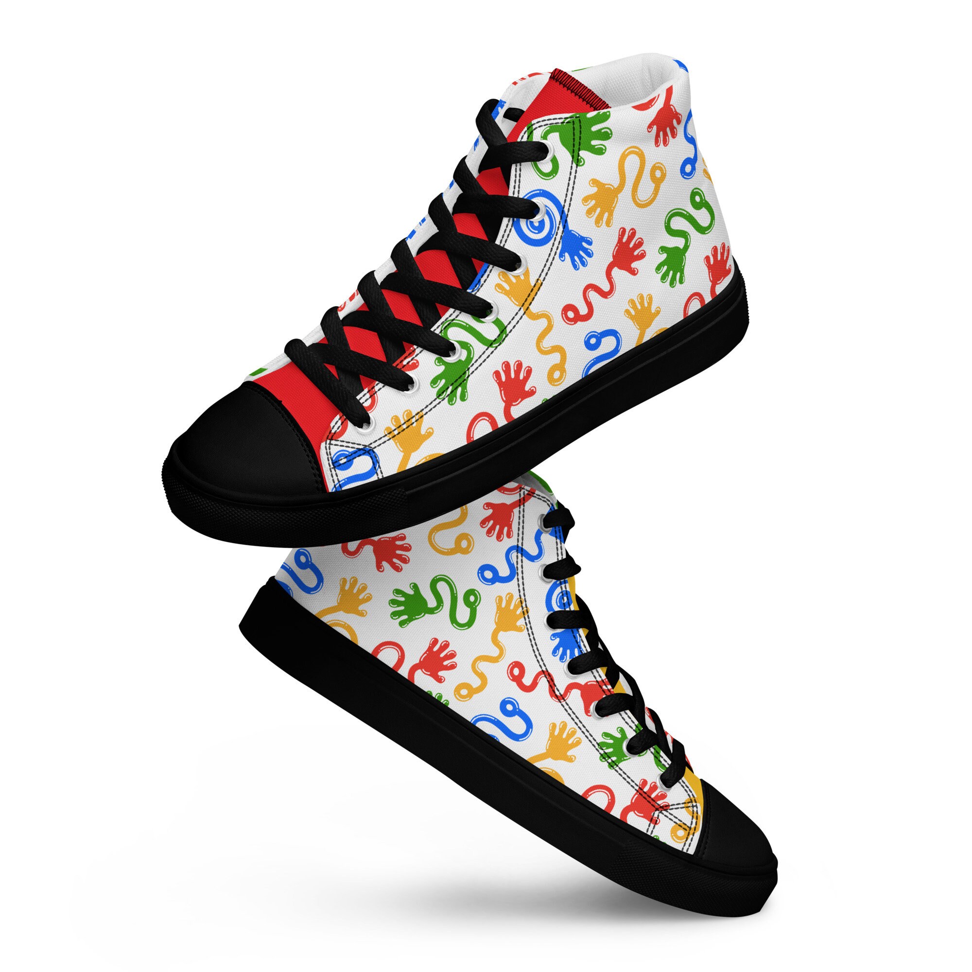 Sticky Hands Women’s High Top Canvas Shoes - Etsy