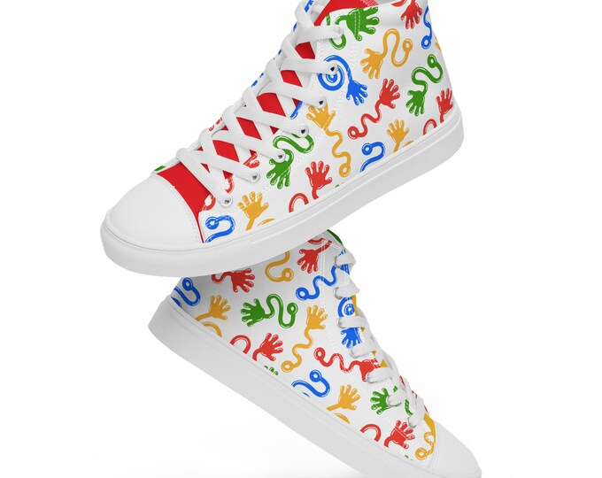 Sticky Hands Women’s High Top Canvas Shoes - Etsy