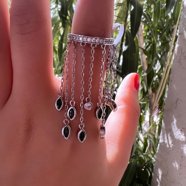 Waterfall Ring - Etsy