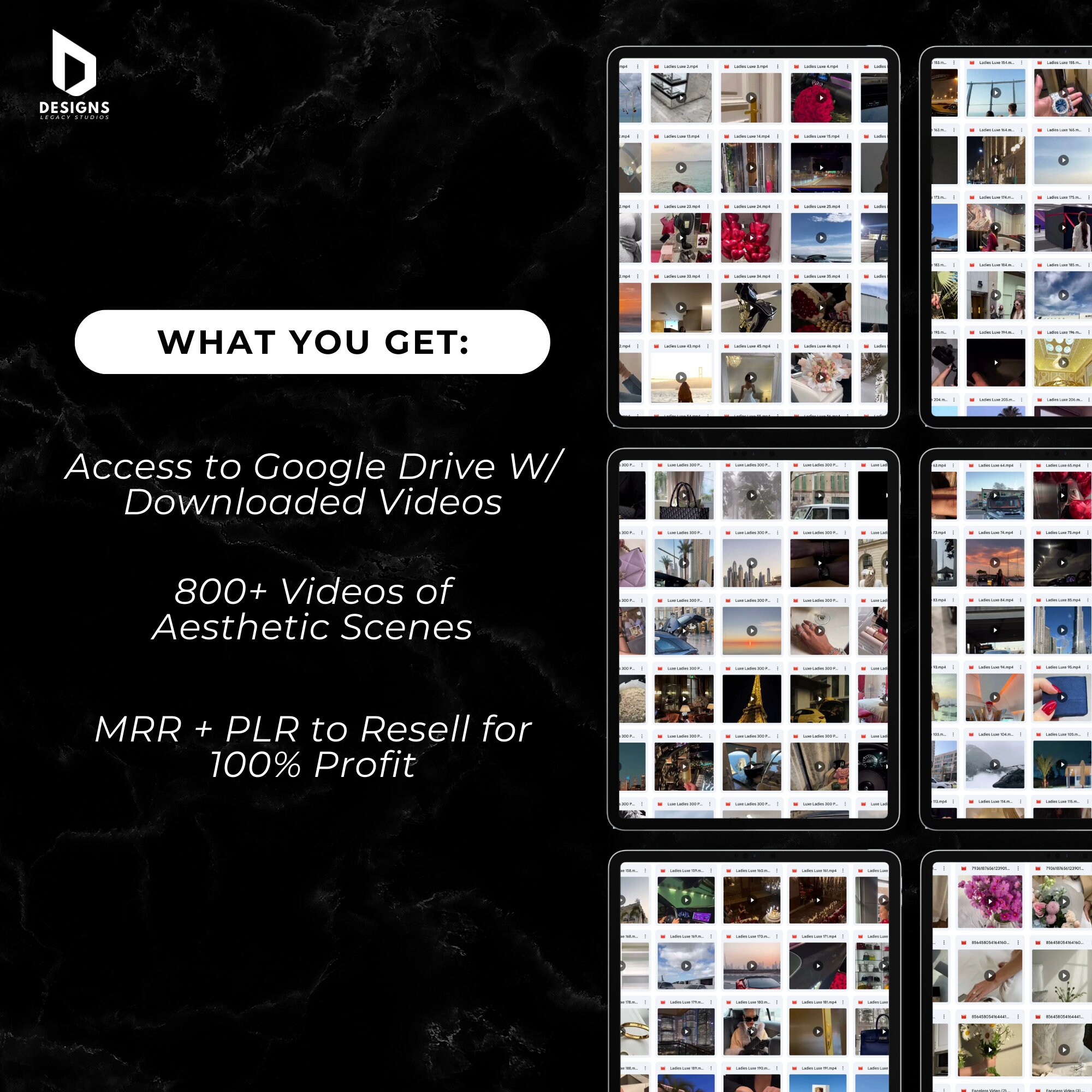 800+ Luxe Reel Bundle, MRR PLR Luxury Reels, Luxury Rich Women Reels ...