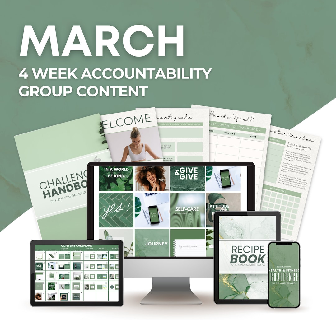 March 2024 Health Fitness Challenge Group, Coach Content ...