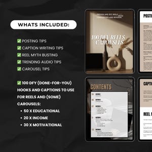 100 DFY Reel Carousel Scripts Done for You With Master Resell Rights ...