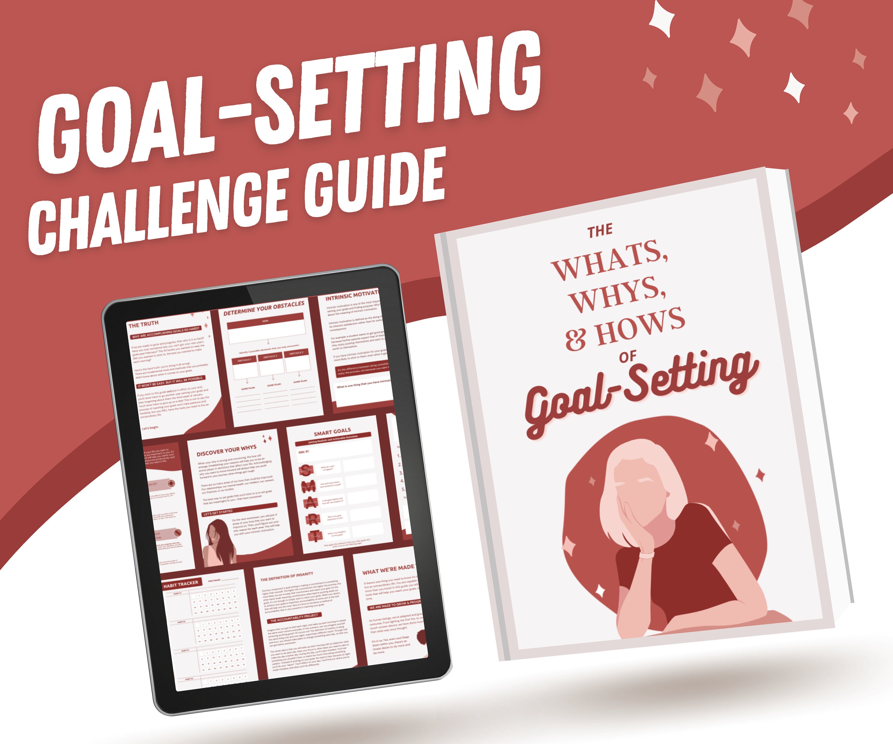 Goal-setting Guide / Value Builder / Goals Tracker / New Year Goals ...