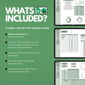 Finance Planner MRR PLR Excel Bundle Done for You Resell Spreadsheet ...