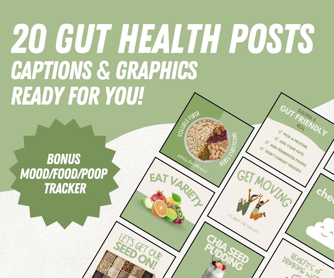 Gut Health Value Builder Posts / Nutrition Infographics / Health ...