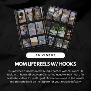 700+ Faceless Reels Motherhood Video Instagram Content Digital ...