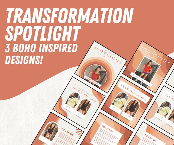 Transformation Spotlight Bundle / Boho Inspired / Coach | Etsy