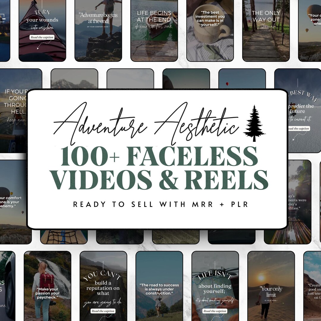 Adventure Aesthetic MRR PLR Faceless Reels, Adventure Photos, Outdoors ...