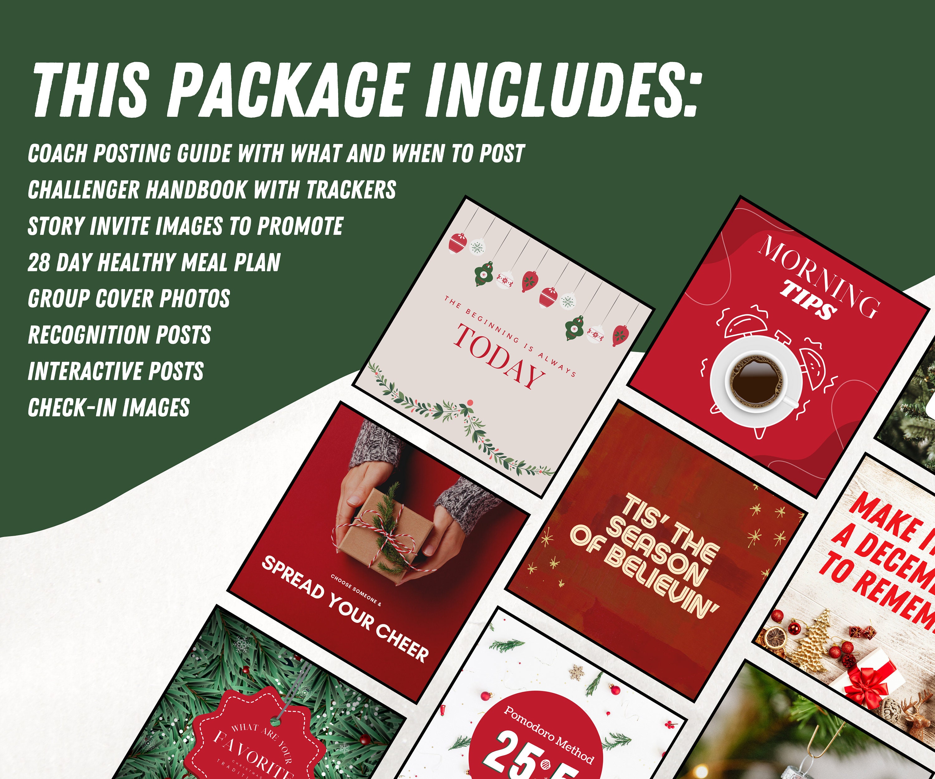 December Challenge Group / Challenge Group Package / Sleigh the Season ...
