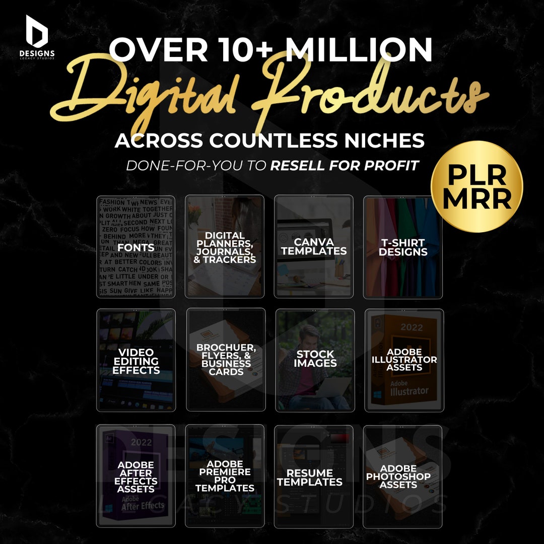 10M+ Ultimate Resell Digital Products Bundle Ideal for Passive Income ...