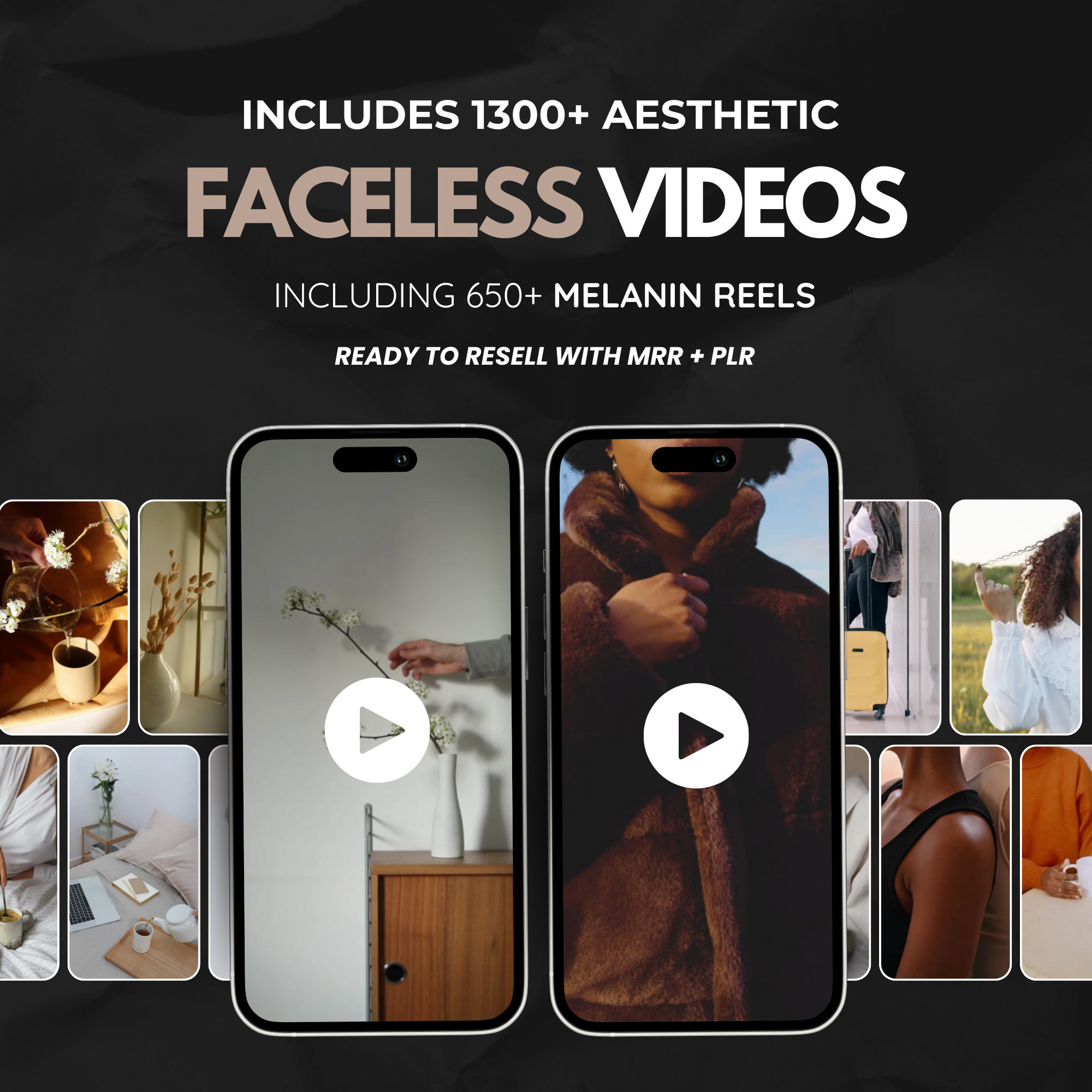 Faceless Content Bank With MRR Faceless Digital Marketer MRR Guide PLR ...