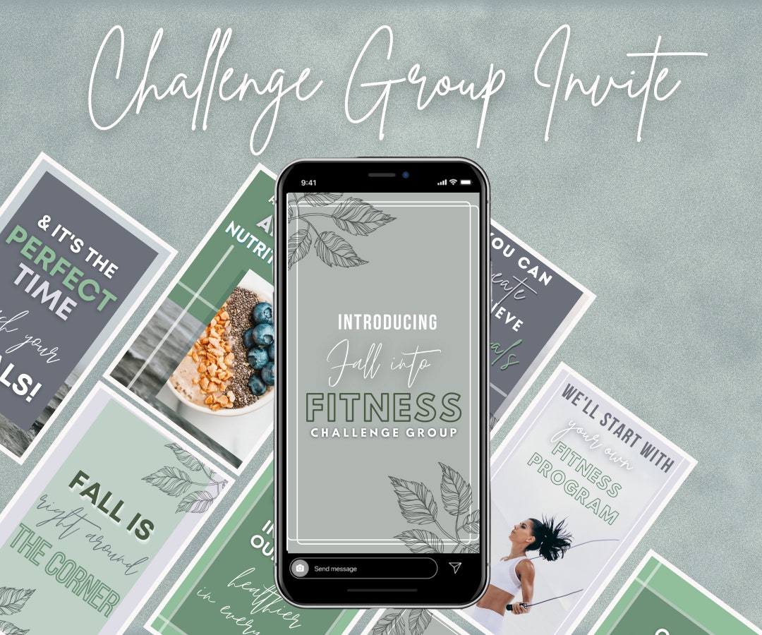 September Challenge Group Invite / Nature Inspired / Invite / Instagram ...