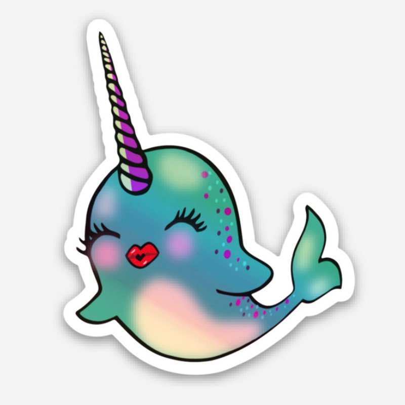 Narwhal Sticker - Etsy