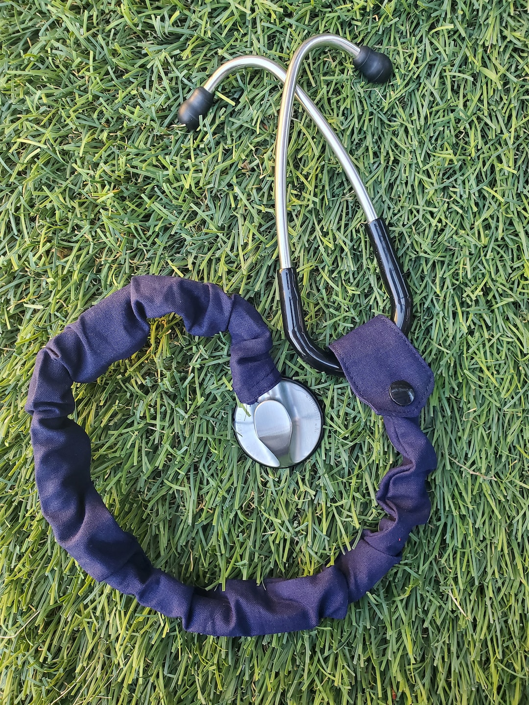 Dark Blue Stethoscope Cover, Stethoscope Scrunchie, Navy Blue ...