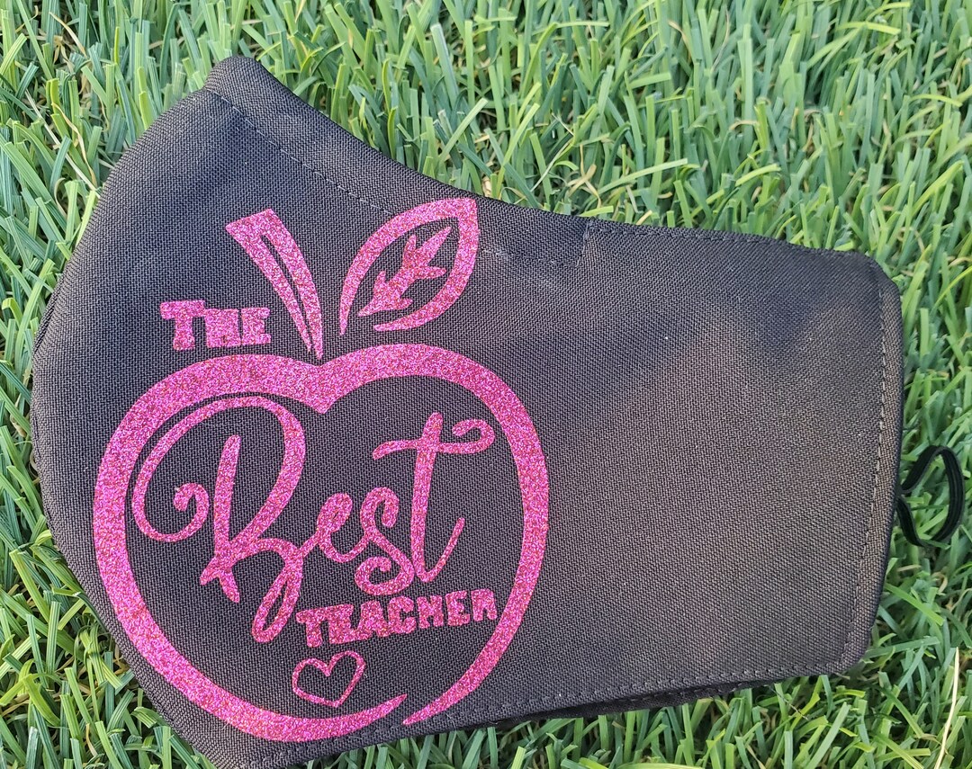 The Best Teacher Face Mask, Teacher Face Mask - Etsy