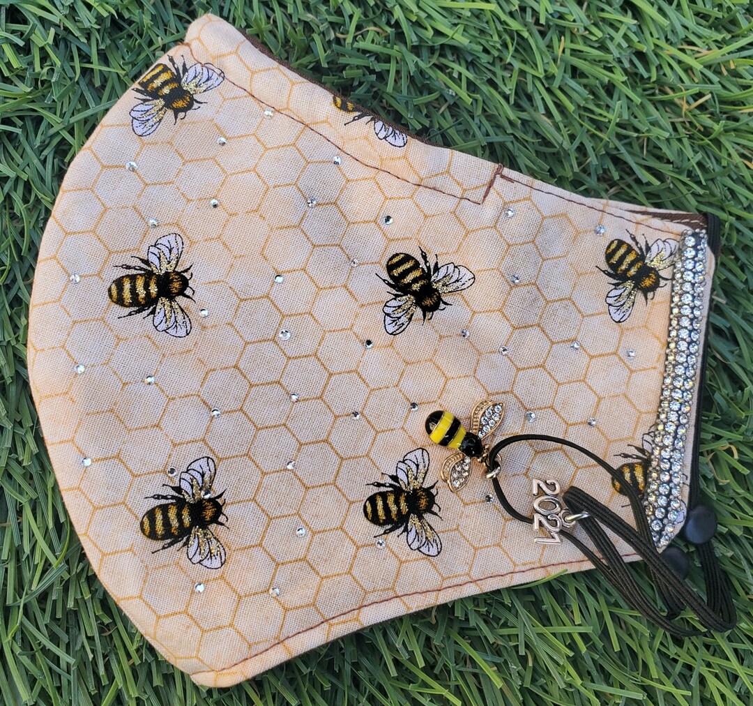 Face Mask, Bee Face Mask - Etsy