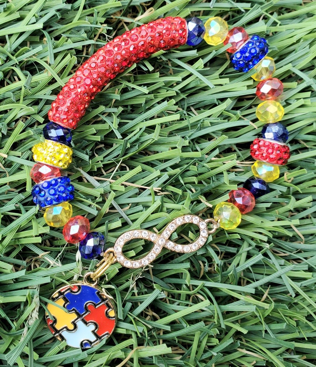 Autisme, awarenessbracelet autisme, Bracelet, Bracelet autisme - Etsy ...