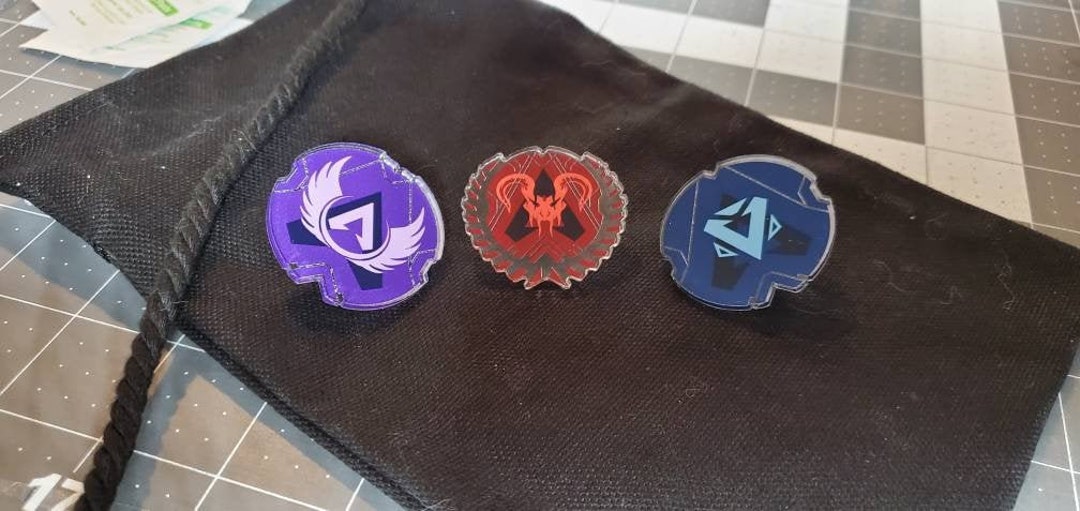 Apex Legends Ranked Badge Pins, Predator, Master, Diamond - Etsy