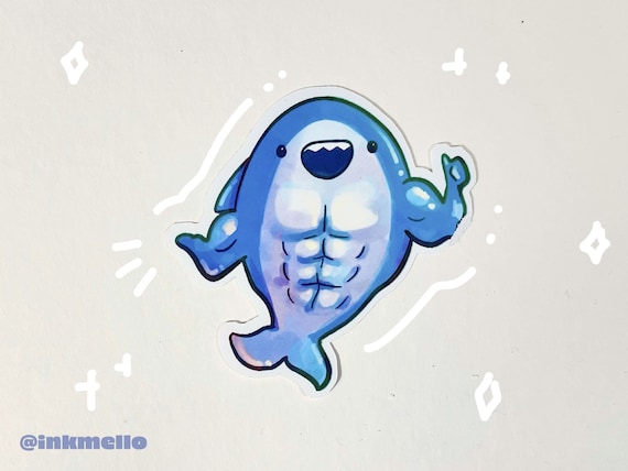 Buff Shark Drawing