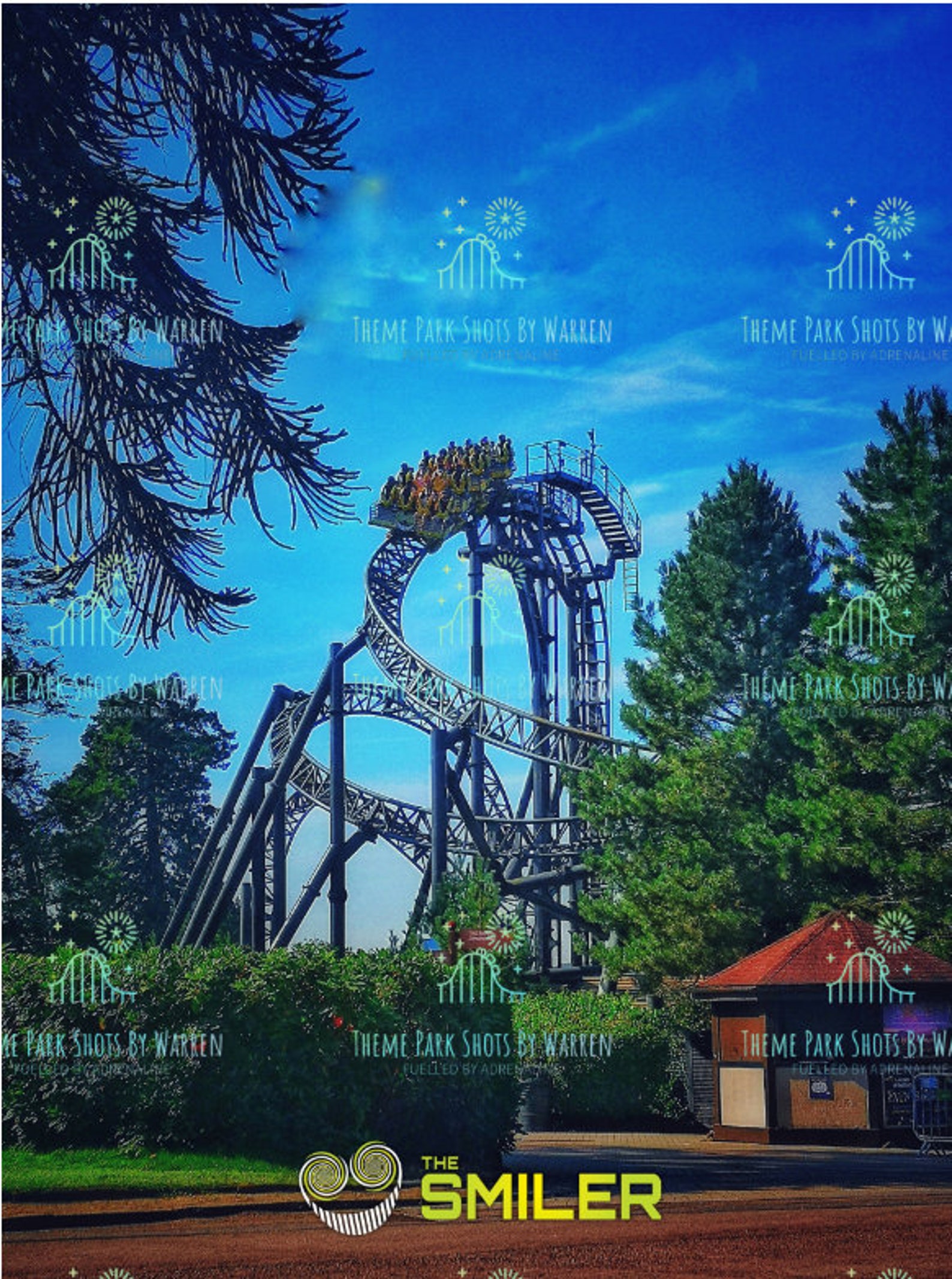 Alton Towers The Smiler A4 Poster | Etsy