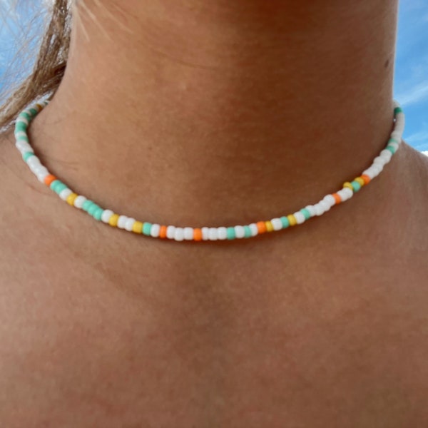 Seed Bead Necklace - Etsy