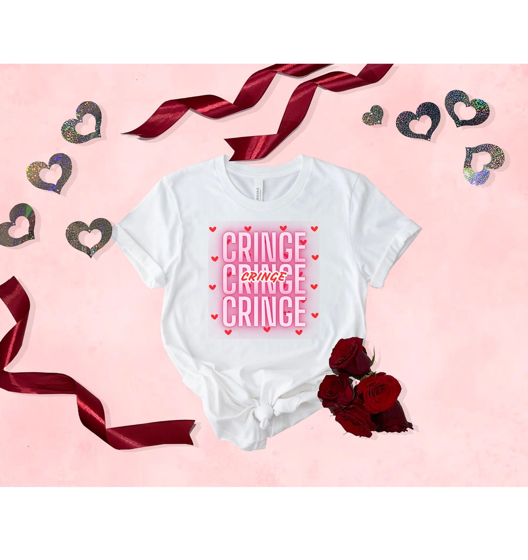 Cringe Anti-valentine Design Hearts PNG, SVG Design, Sublimation Tshirt ...