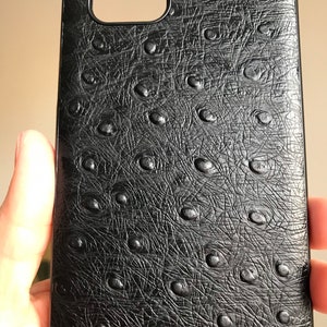 GENUINE Leather Ostrich Pattern Phone Case for LG Wing 5G - Etsy