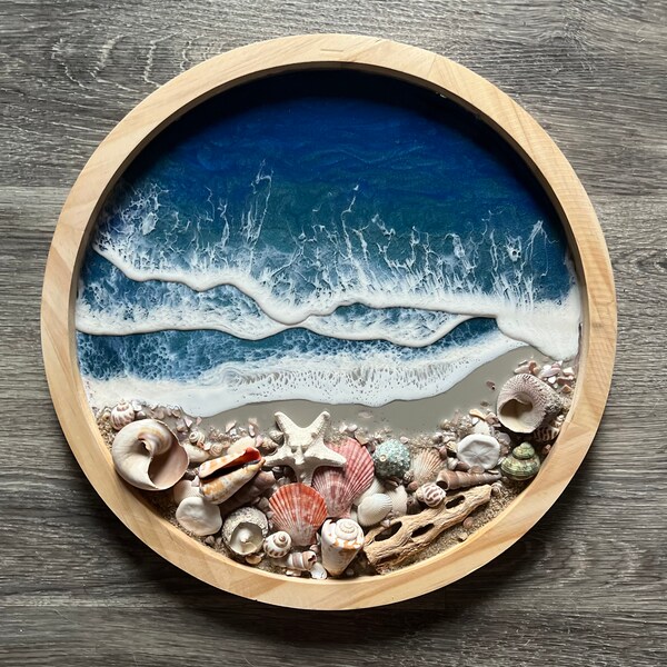 Sea Shell Resin Art - Etsy