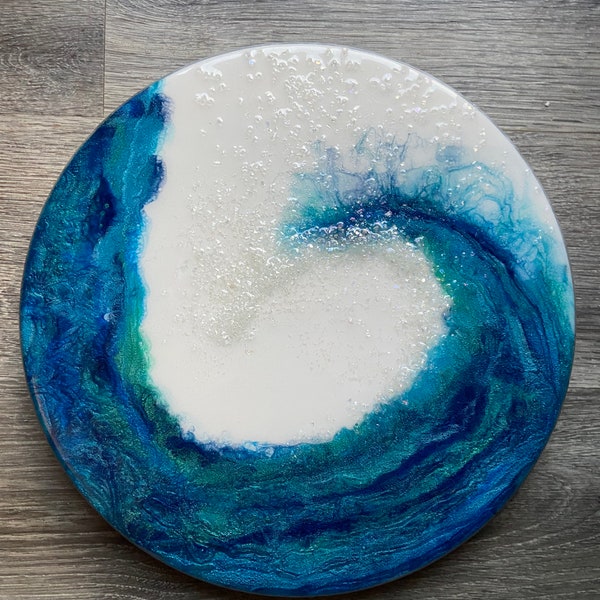 Round Resin Art - Etsy