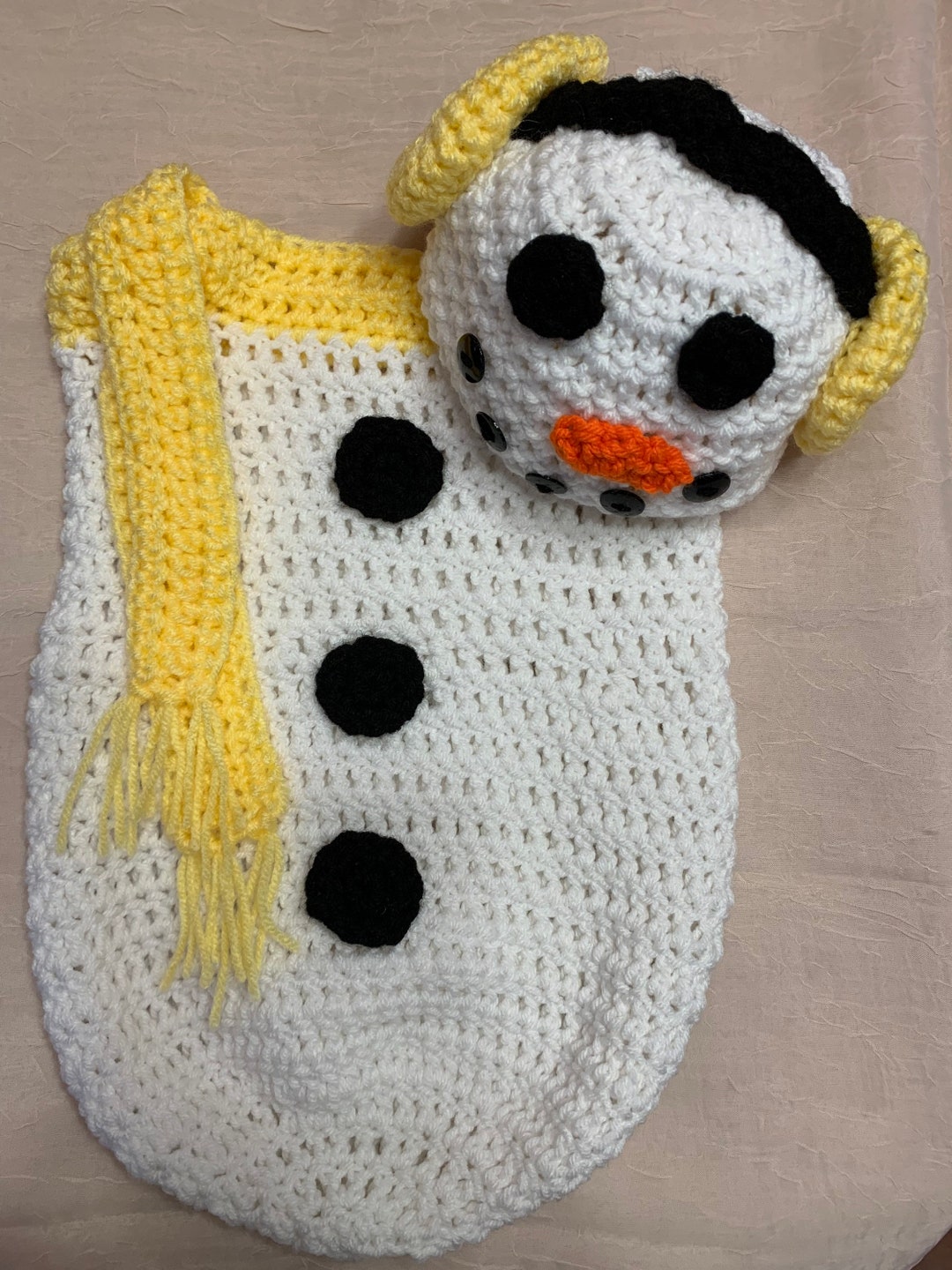 Snowman Cocoon Costume / Photoshoot Outfit * 0-3 Months - Etsy