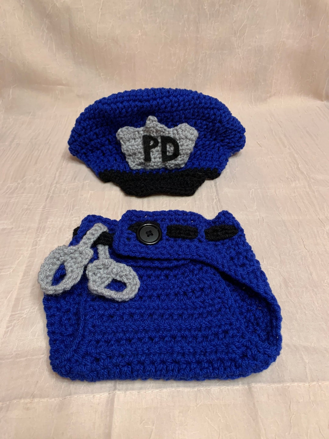 Police Officer Baby Costume- Photo Prop - 0-3 Months! Baby Photoshoot ...