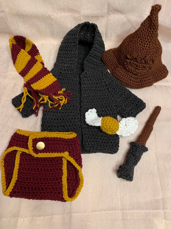 Harry Baby Wizard-costume-0-3months Baby Photoshoot - Etsy