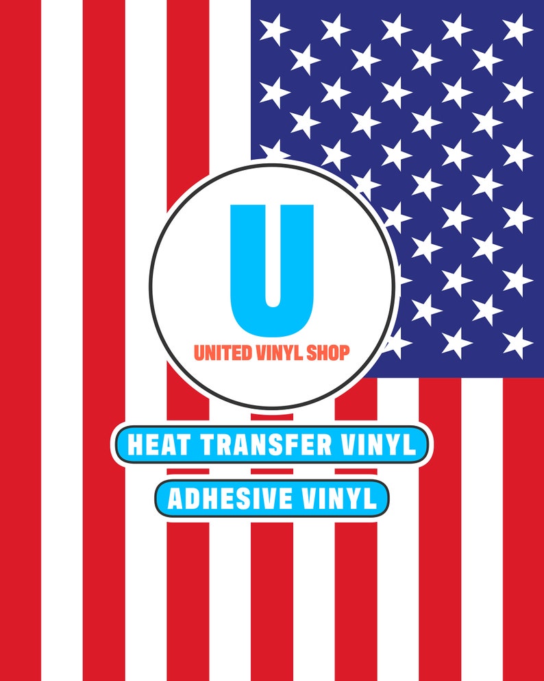 American Flag Print HTV or Adhesive Vinyl Sheet 12x15 | Etsy