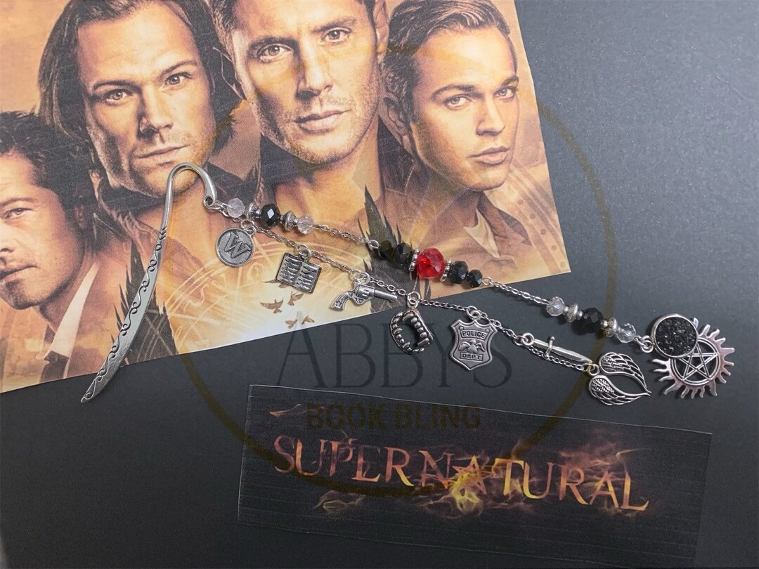 Supernatural Inspired Bookmark - Book Bling - Sam & Dean Winchester - Etsy
