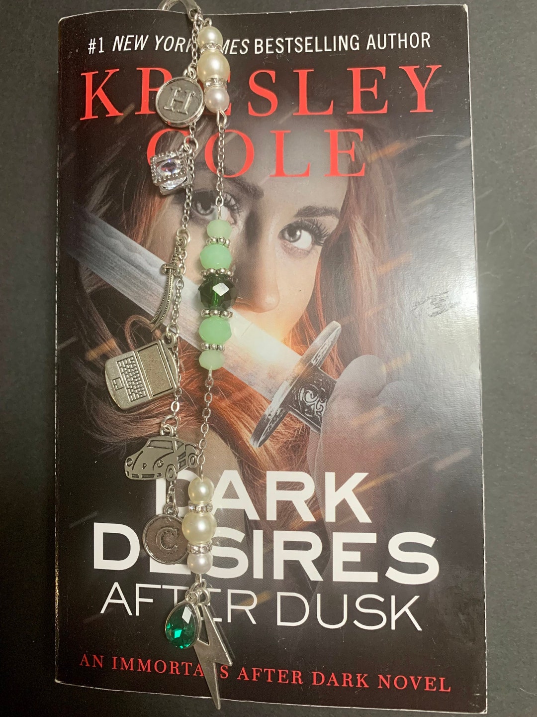 Dark Desires After Dusk - Holly & Cadeon - Book Bling - Bookmark - Kresley Cole - Immortals ...