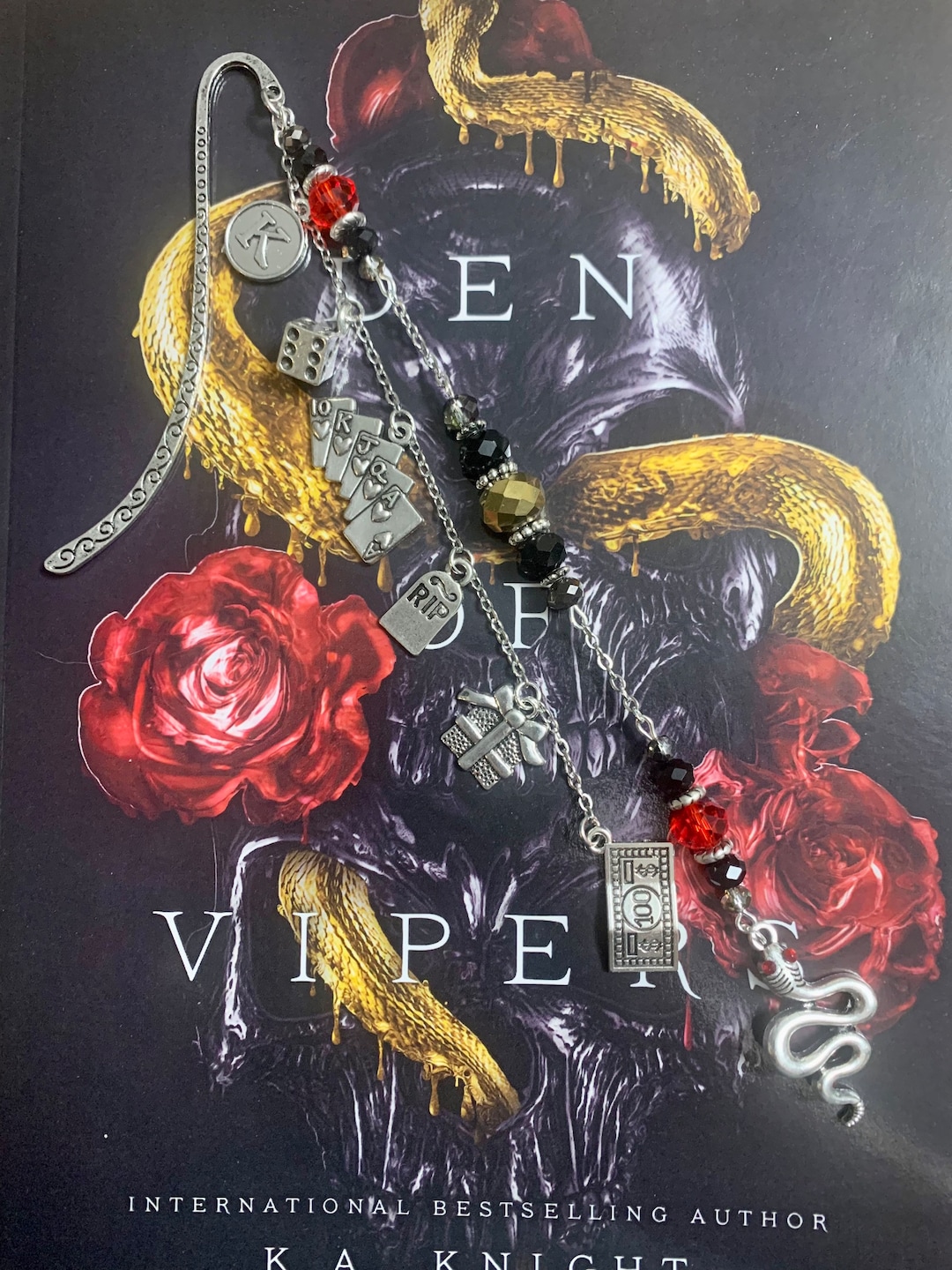 Den of Vipers Inspired Bookmark Book Bling Kenzo - Etsy