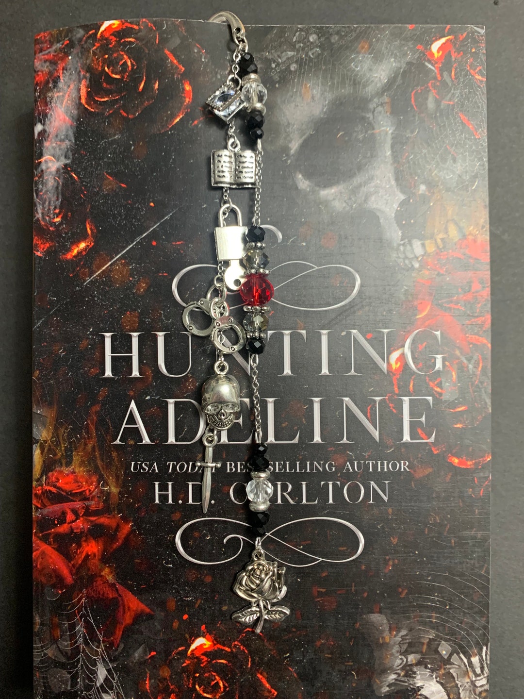 Book Bling - Hunting Adeline Inspired Bookmark - Zade & Adeline - Cat ...