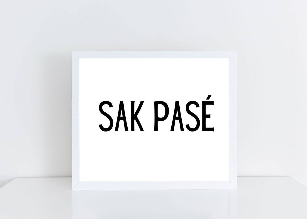 Haitian Printable, Sake Pase Haitian Saying Printable Digital Quote and ...