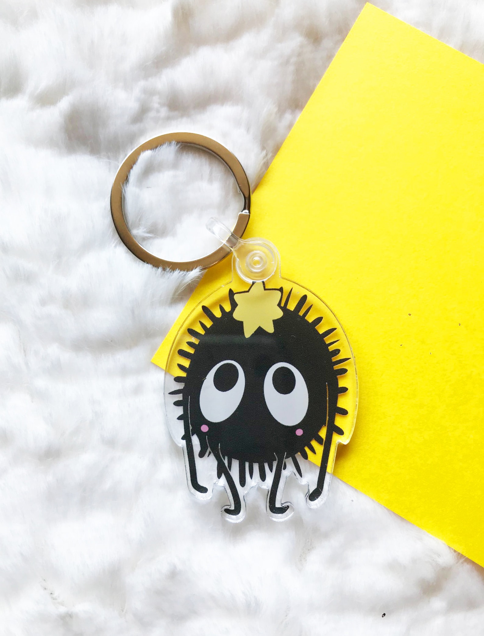 2 Inch Soot Sprite Keychain From Spirited Away - Etsy